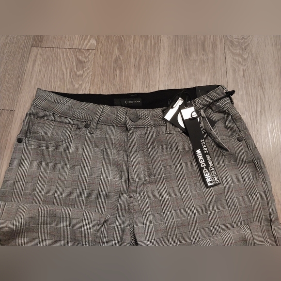 Fried Denim | Pants | Fried Denim Plaid Pants | Poshmark